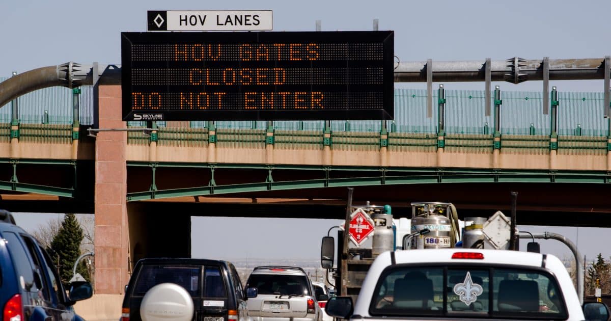 States Should Consider Converting Carpool Lanes Into Toll Lanes ...